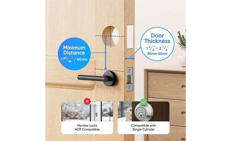 eufy by Anker Video Smart Lock E330 Smart lock with Wi-Fi, Bluetooth ...