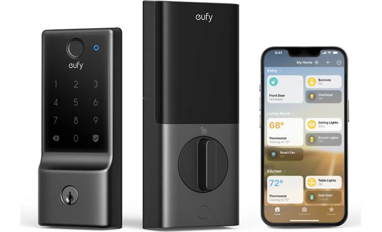 eufy by Anker Smart Lock E31 Fingerprint-scanning smart lock at Crutchfield