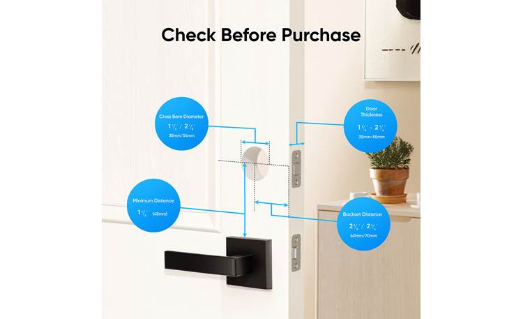 eufy by Anker Smart Lock E31 Fingerprint-scanning smart lock at Crutchfield