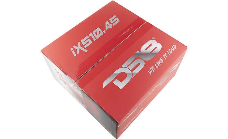 DS18 IXS10.4S 10" shallow-mount subwoofer with 4-ohm impedance at Crutchfield