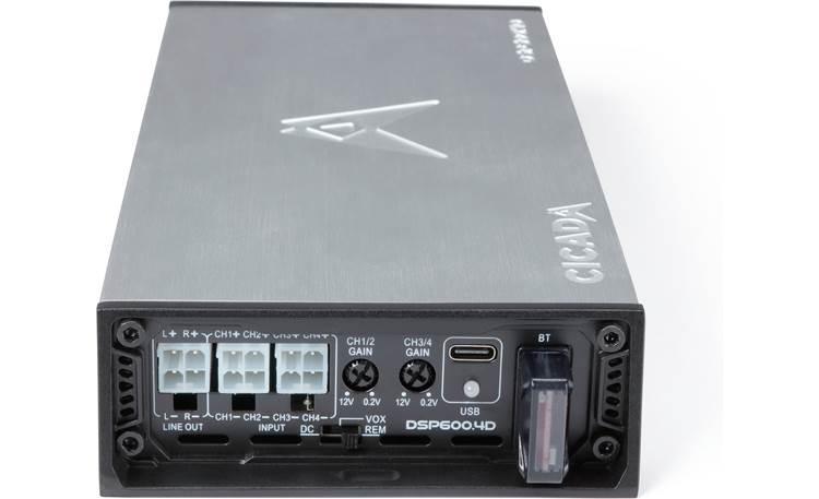Cicada Audio DSP600.4D 4-channel motorcycle amplifier with digital ...