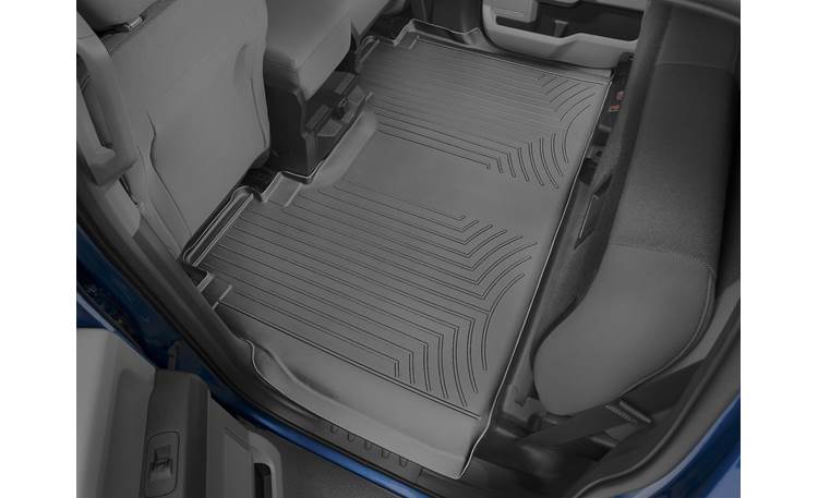 WeatherTech Rear FloorLiner 446974 (Black, with front bench seats ...