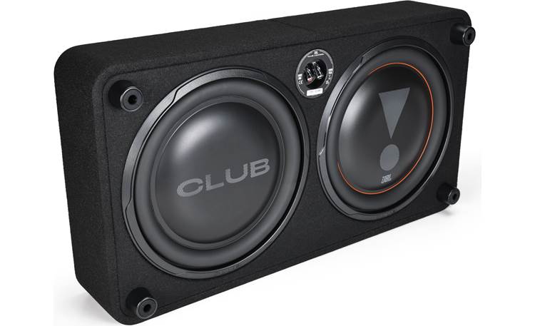 JBL Club 1200SSL Club Series sealed enclosure with 12" 2-ohm subwoofer and 12" passive radiator ...