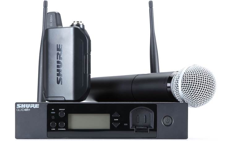 Shure GLXD124R+/85 Wireless microphone system with handheld and ...