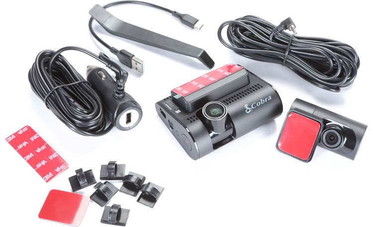 Cobra SC 250R 4K HD dual-view dash camera with GPS, Wi-Fi®, Bluetooth ...