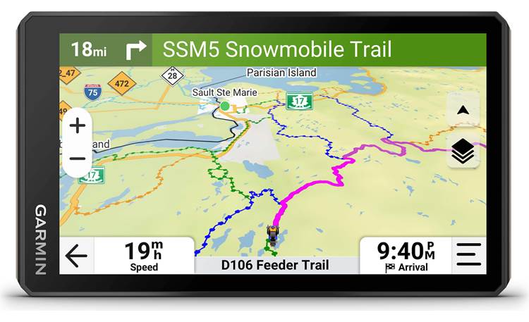 Garmin Tread® 2 Portable GPS navigator with 6" display for powersports ...