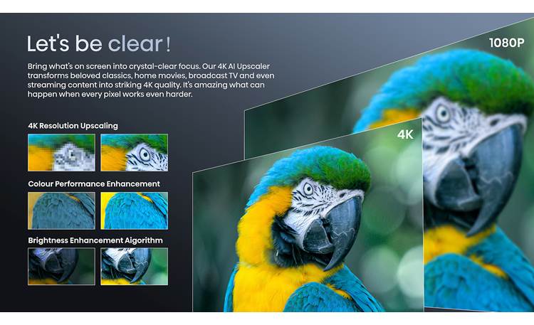 Hisense C2 Pro 4K laser streaming projector at Crutchfield