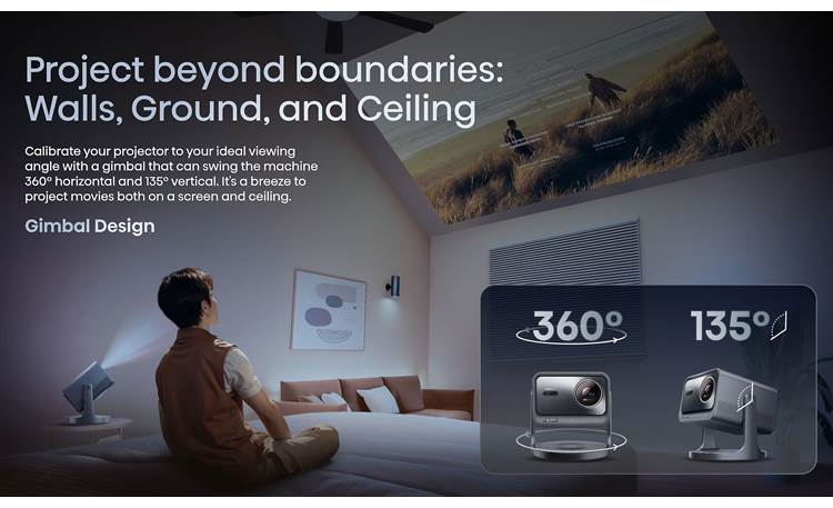 Hisense C2 Pro 4K laser streaming projector at Crutchfield
