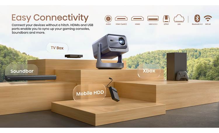 Hisense C2 Ultra 4K laser streaming projector at Crutchfield