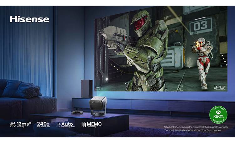 Hisense C2 Ultra 4K laser streaming projector at Crutchfield