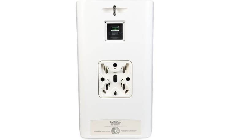 QSC AD-S10T (White) 10" commercial weather-resistant surface mount ...