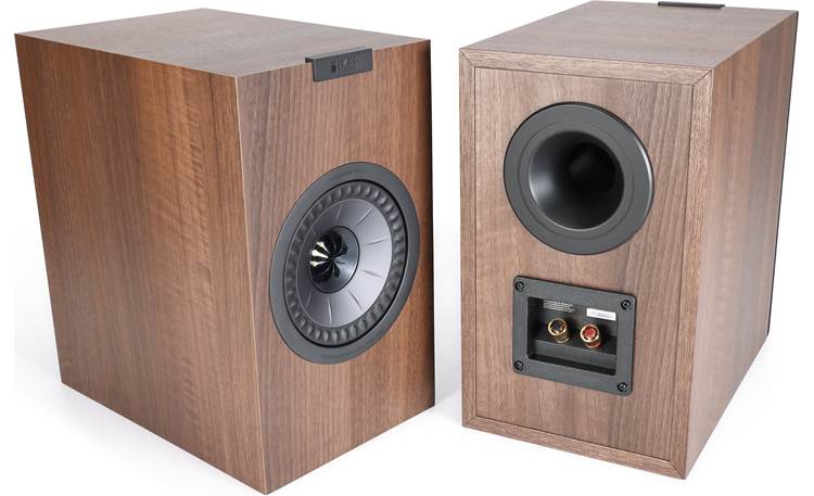 KEF Q1 Meta (Walnut) Bookshelf speakers at Crutchfield