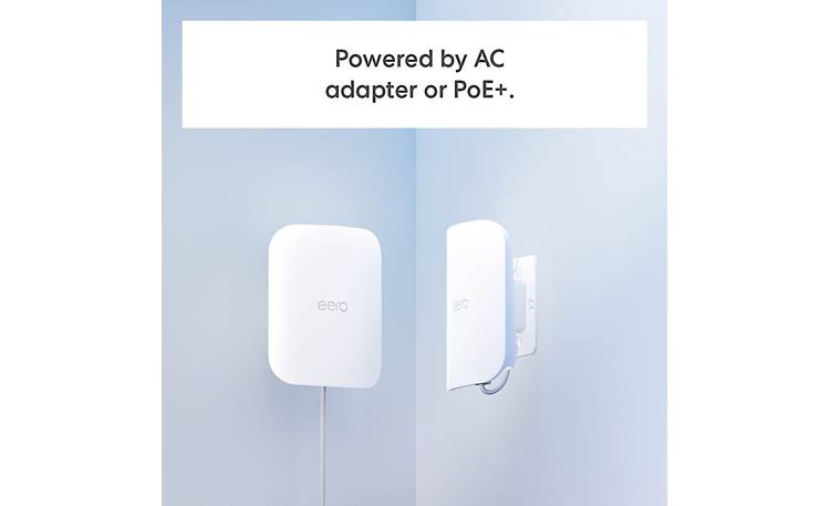 eero Outdoor 7 Weatherproof dual-band Wi-Fi 7 mesh extender at Crutchfield