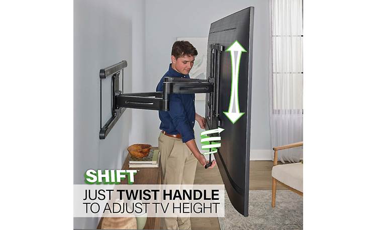 Sanus VLF828 Advanced full-motion 4D® + Shift™ wall mount for TVs 42 ...