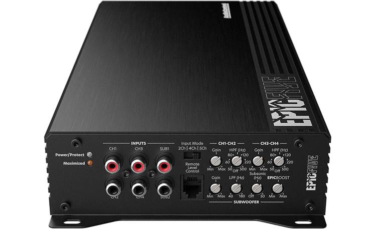 AudioControl EPICFIVE EPIC Series 5-channel car amplifier — 75 watts ...