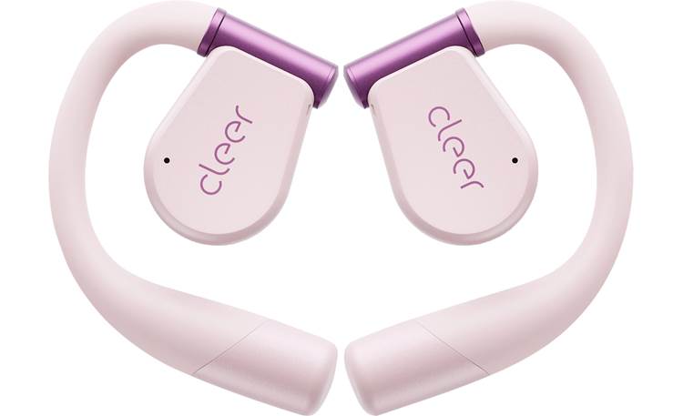 Cleer ARC 3 (Pink) Wireless open-ear earbuds with touchscreen case at ...