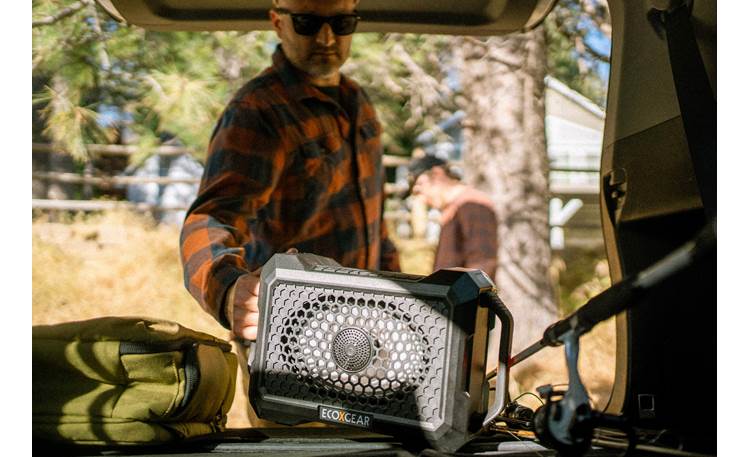 Ecoxgear DEFENDER (Black Oak) Waterproof portable Bluetooth® speaker ...