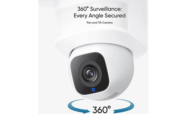 eufy by Anker Floodlight Camera E30 Hardwired 2K camera with pan/tilt/zoom, dual LED floodlights ...