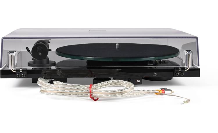 Pro-Ject T1 EVO (High-Gloss Black) Manual belt-drive turntable with pre ...