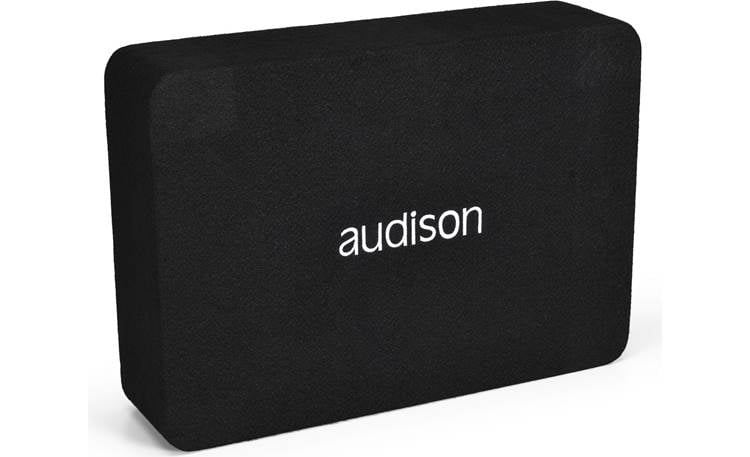 Audison Prima APBX 10 S4S Sealed enclosure with 10" 4-ohm shallow subwoofer at Crutchfield