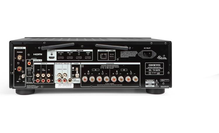 Onkyo TX-8470 Stereo receiver with built-in Wi-Fi®, Bluetooth®, Apple ...