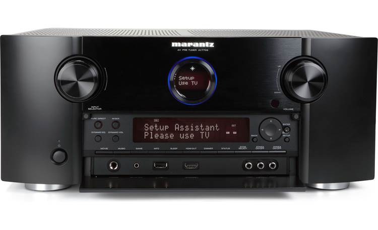 Marantz AV7706 Home theater preamp/processor with 11.2-channel processing, Dolby Atmos®, Apple ...