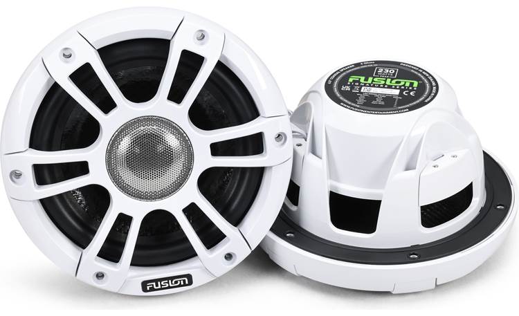 Fusion Signature Series 3i Marine Coaxial Speakers (White, Sports ...