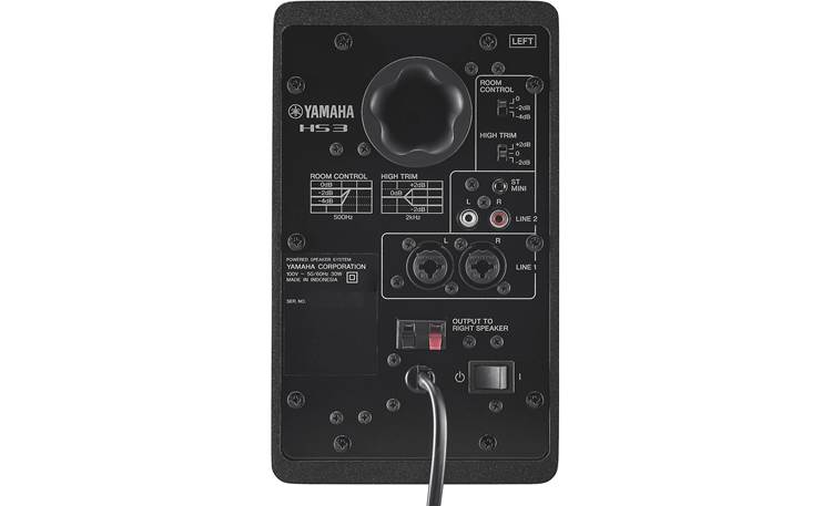 Yamaha HS3 (Black) 2-way powered studio monitors with 3-1/2" woofers ...