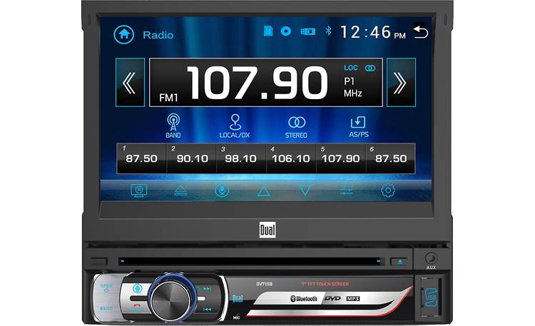 Dual DV715B DVD receiver at Crutchfield