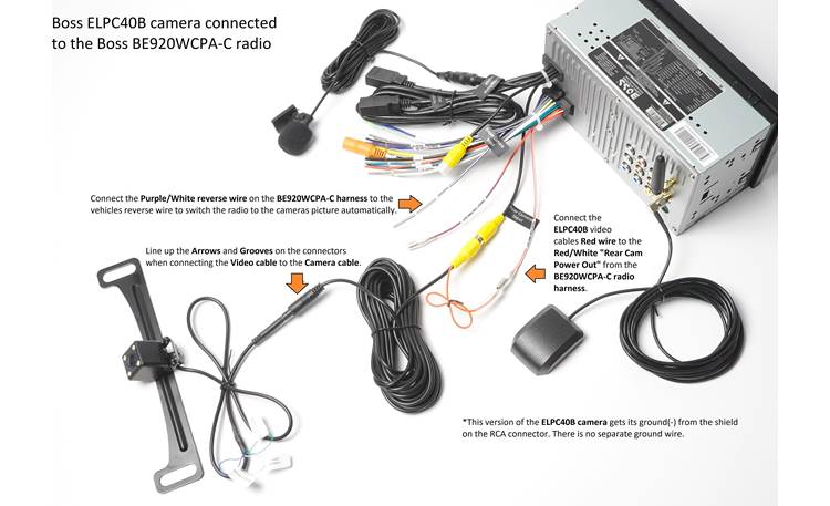 BOSS Audio BE920WCPA-C Digital multimedia receiver with backup camera ...