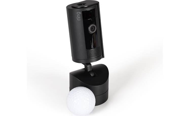 Ring Pan-Tilt Indoor Cam (Black) Plug-in indoor security camera with ...