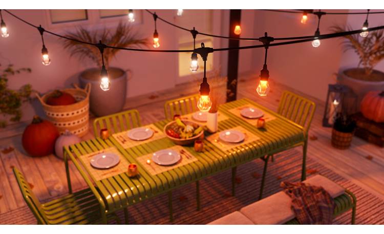 Nanoleaf Essentials Matter Multicolor Outdoor String Lights Smarter Kit ...