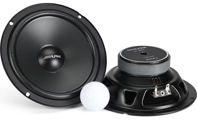Alpine EL-E65C-G EL-Series 6-1/2" component speaker system at Crutchfield