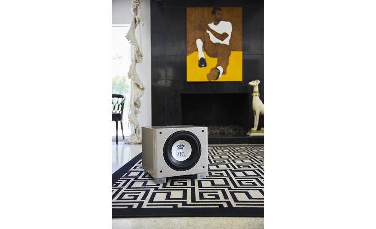 REL T/9x (Grey) 10" powered subwoofer with 10" passive radiator at ...