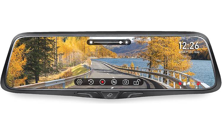VOXX RVMDVR Replacement rear-view mirror with 9.88" display and HD dash ...