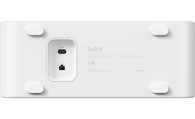 Sonos Sub 4 (Two-pack) (White) Two wireless subwoofers for compatible ...