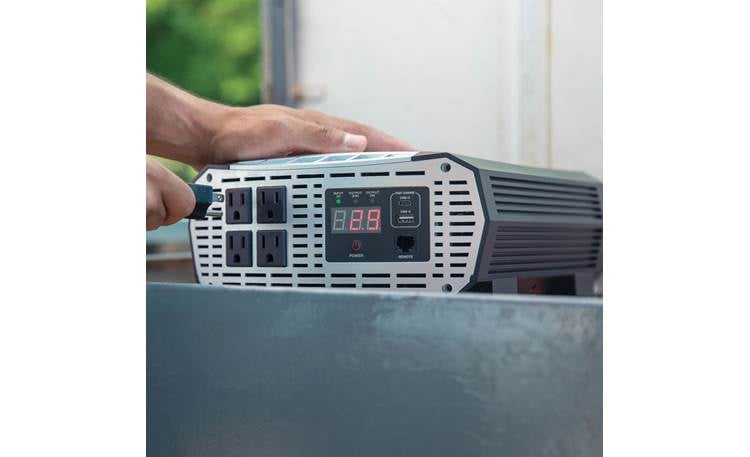 Cobra PRO 2500W DC to AC power inverter with 2500-watt continuous power ...