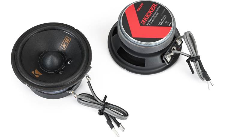 Kicker KSS365 KS Series 6-1/2" 3-way component speaker system at ...