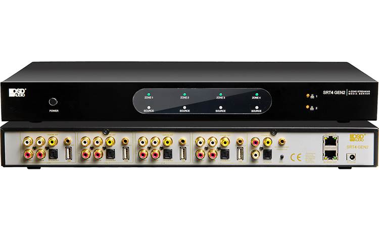 OSD Black SRT4 GEN2 4-zone network music player with Apple AirPlay® at ...