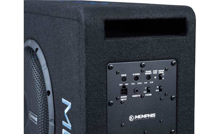 Memphis Audio MBE10SP M Series powered subwoofer with 10" sub and 500 ...