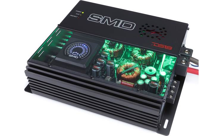 DS18 SMD-2000.1D Steve Meade Designs mono subwoofer amplifier — 2000 watts RMS x 1 at 1 ohm at ...