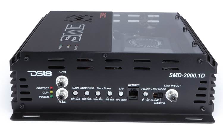 DS18 SMD-2000.1D Steve Meade Designs mono subwoofer amplifier — 2000 watts RMS x 1 at 1 ohm at ...