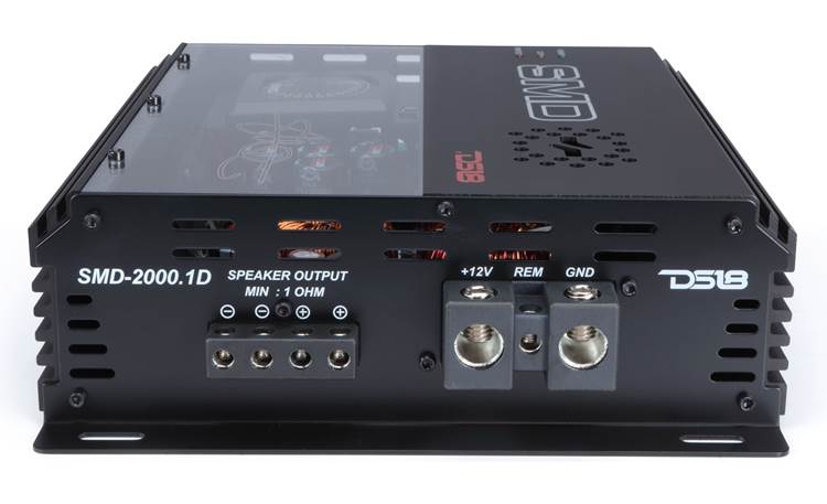 DS18 SMD-2000.1D Steve Meade Designs mono subwoofer amplifier — 2000 watts RMS x 1 at 1 ohm at ...