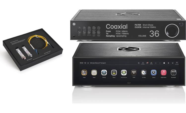 HiFi Rose RS130, RD160, and USB 3.0 Fiber Connection Kit (Black ...