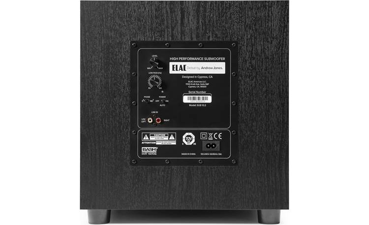 ELAC Debut S10.2 10" powered subwoofer at Crutchfield