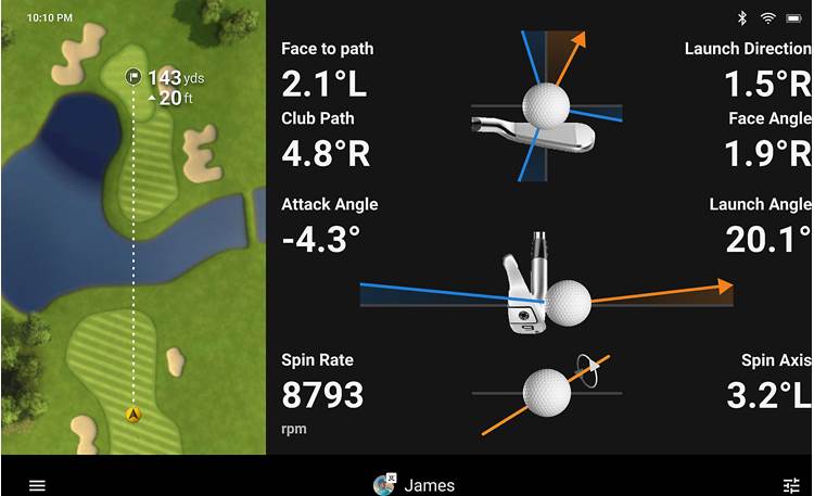 Garmin Approach® R50 Premium portable golf launch monitor and simulator ...