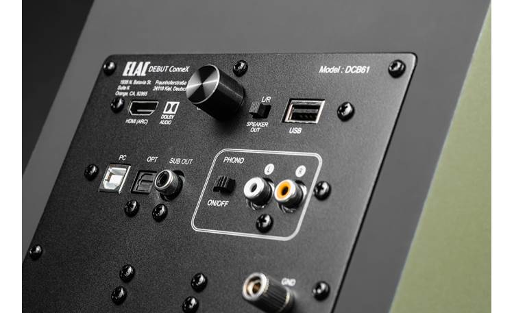 ELAC Debut ConneX DCB61 (Olive) Powered bookshelf speakers with ...