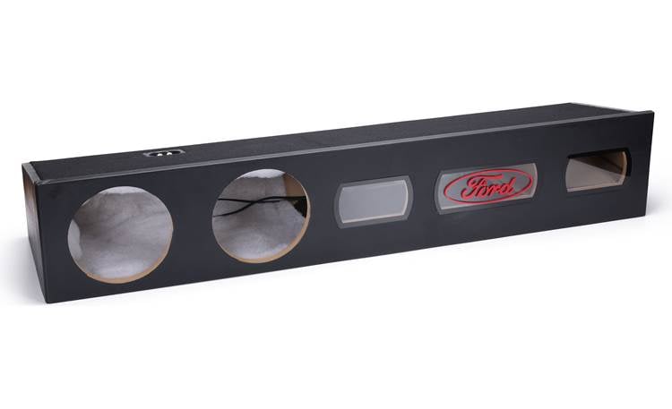 SPL Boxes PRO208FORD09VRGB Custom-fit dual 8" ported subwoofer enclosure with RGB lighting ...