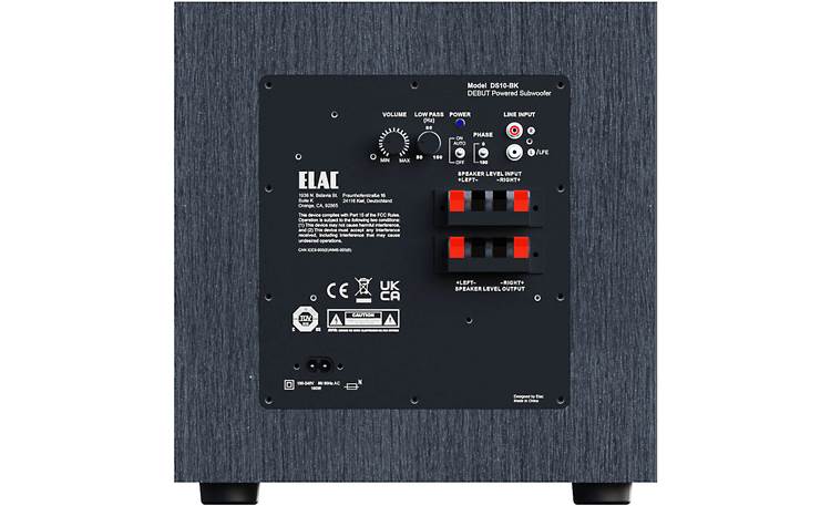 ELAC DS103 10" powered subwoofer at Crutchfield