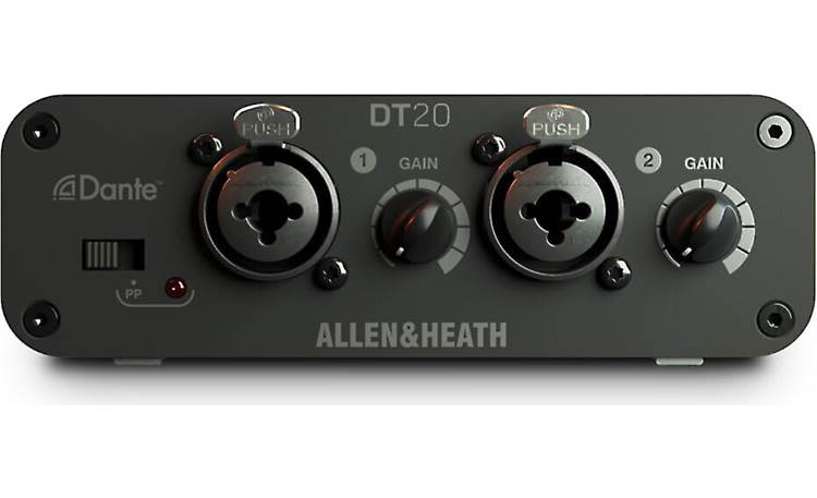 Allen & Heath DT20 2-channel XLR mic/line input expander — Dante ...